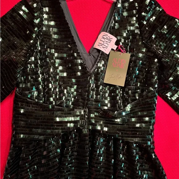Alden Adair | Dresses | Alden Adair Cher Hunter Tinsel Mini Dress Nwt ...